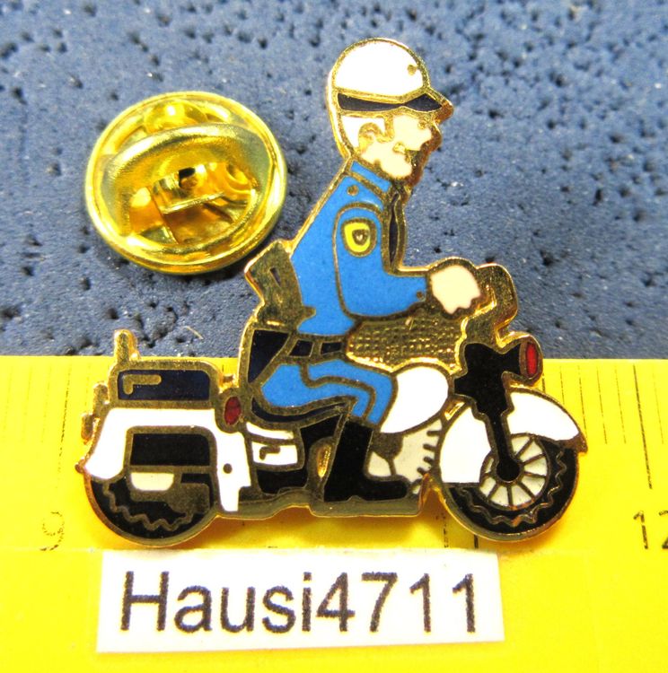MOTORRAD POLICE COP PIN ON HARLEY KLEIN GOLDIG | Kaufen auf Ricardo