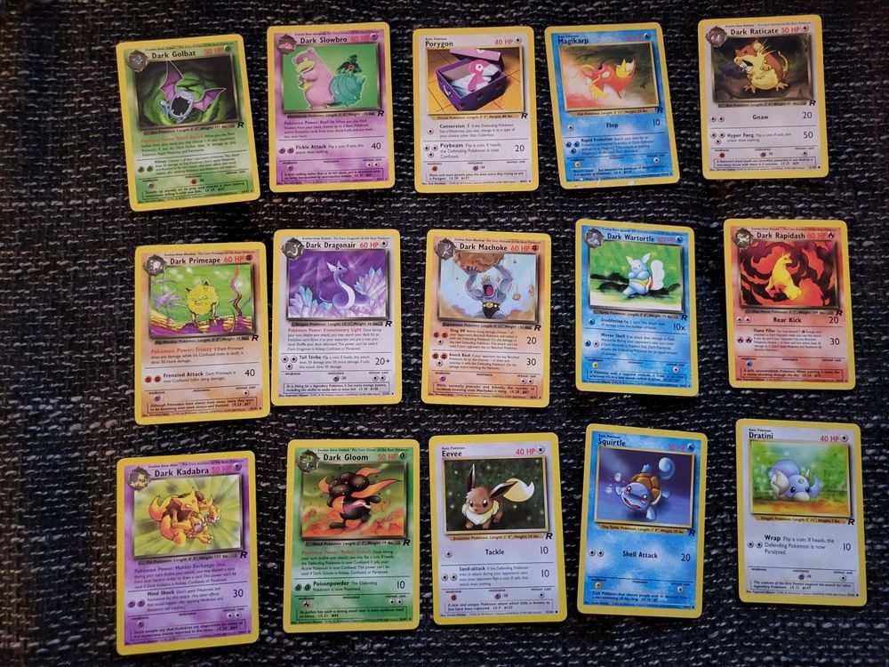 Pokemon Team Rocket Set EN mit Rare 41stk. | Kaufen auf Ricardo