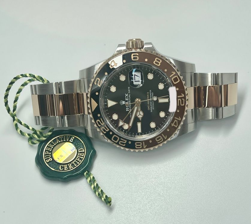 Rolex gmt pink gold/steel GMT II 126711CHNR NEW (Neu und ...
