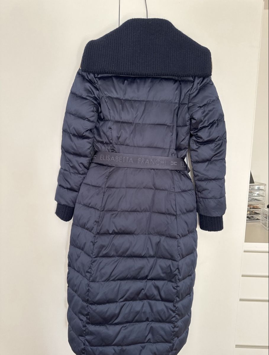 Winter coat elegant blue (elisabetta franchi) (Neuf (Voir description ...