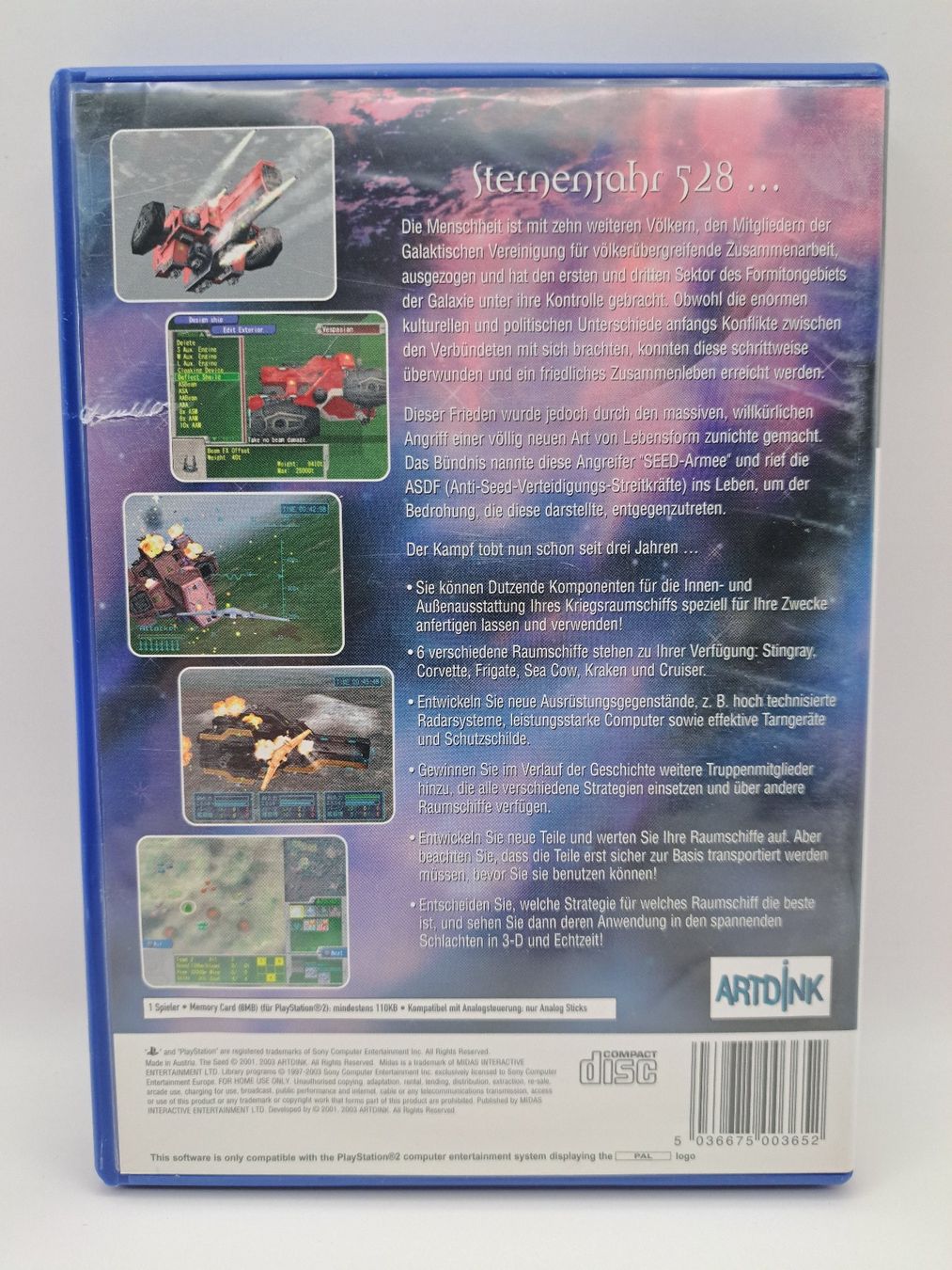 The Seed War Zone (Playstation 2/PS2) (Gebraucht) in Balgach für CHF 5. ...