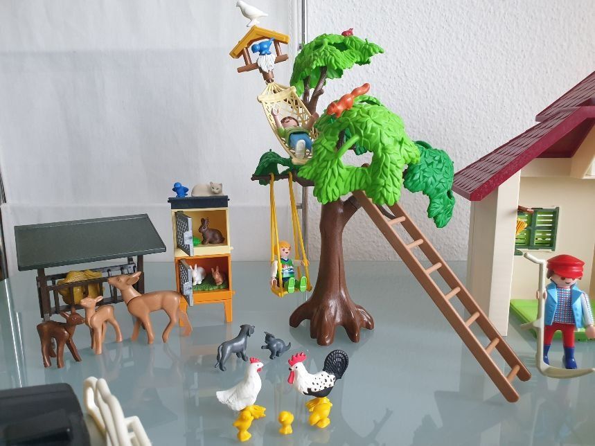 PLAYMOBIL - Jagdhaus, Tier-Zoo, Auto, Laden, Camping & mehr (Gebraucht) in Kleindöttingen für ...