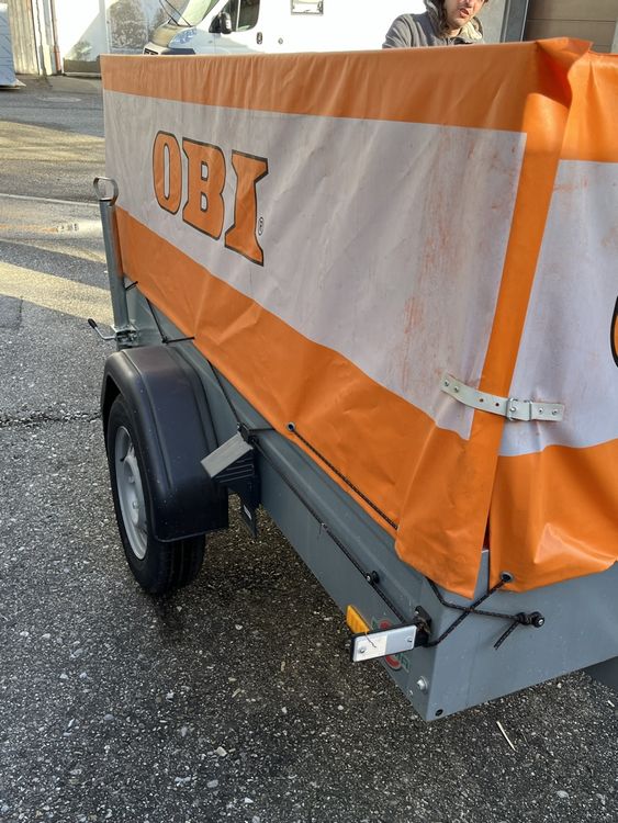 STEMA 01 Anhänger Sachentransportanhänger mit OBI Plane (Gebraucht) in ...