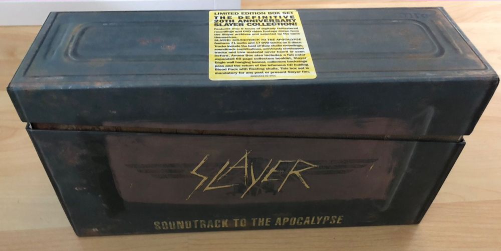 Slayer Soundtrack To The Apocalypse BOX | Kaufen auf Ricardo