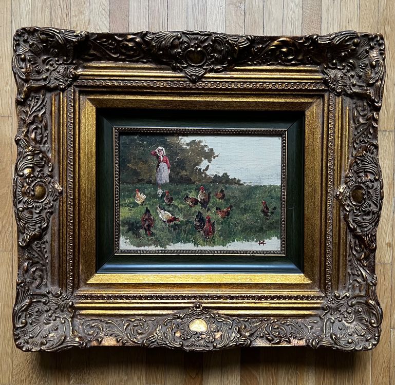 Ölbild, signiert | Kaufen auf Ricardo