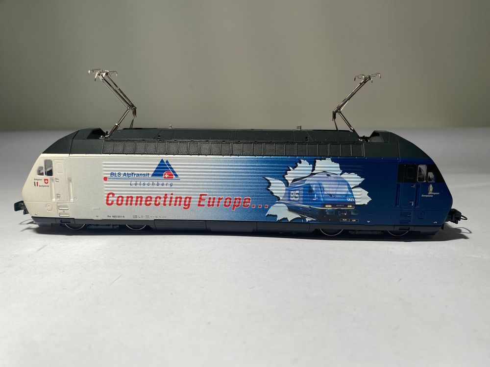 ROCO E-Lok RE465 BLS Connecting EUROPE, DC Analog (Gebraucht) in für ...