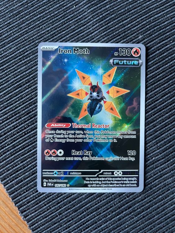 Pokemon Iron Moth Art Rare Paradox Rift Englisch (Neu (gemäss ...