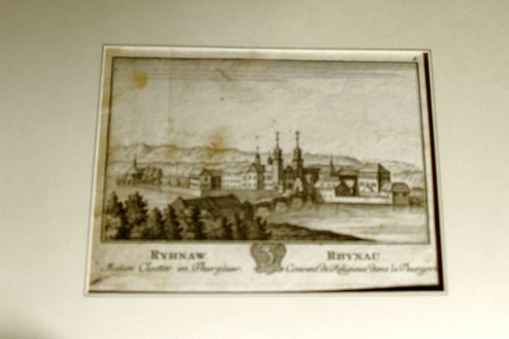 DAVID HERRLIBERGER (Swiss, 1697-1777) Rheinau, Kupferstich (Gebraucht ...