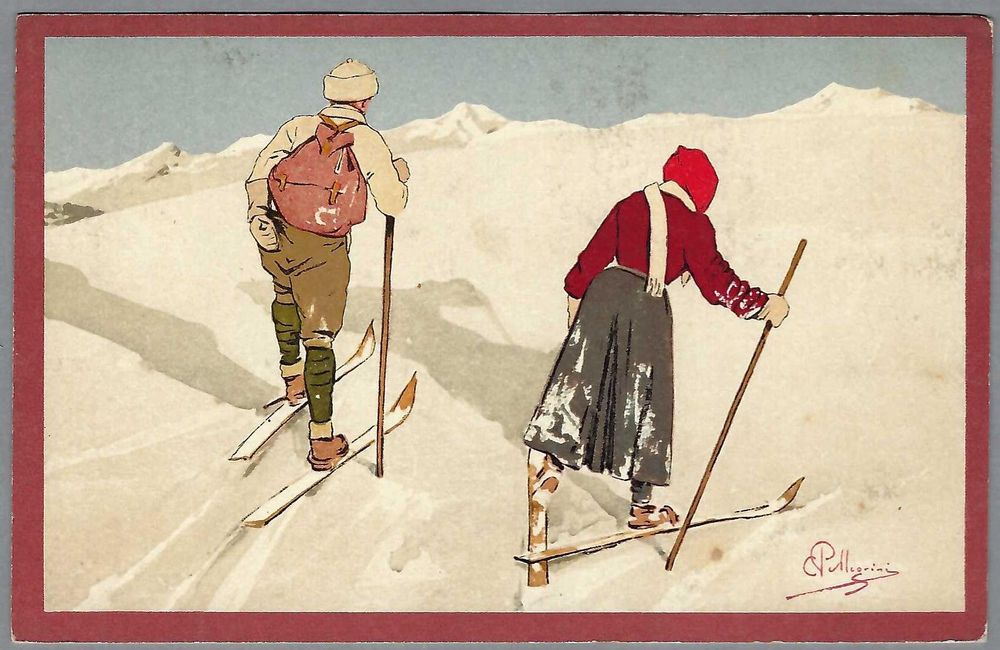 KÜNSTLER-LITO SIGN. PELLEGRINI, VOUGA-GENÈVE, No. 104, 1913 (Gebraucht ...