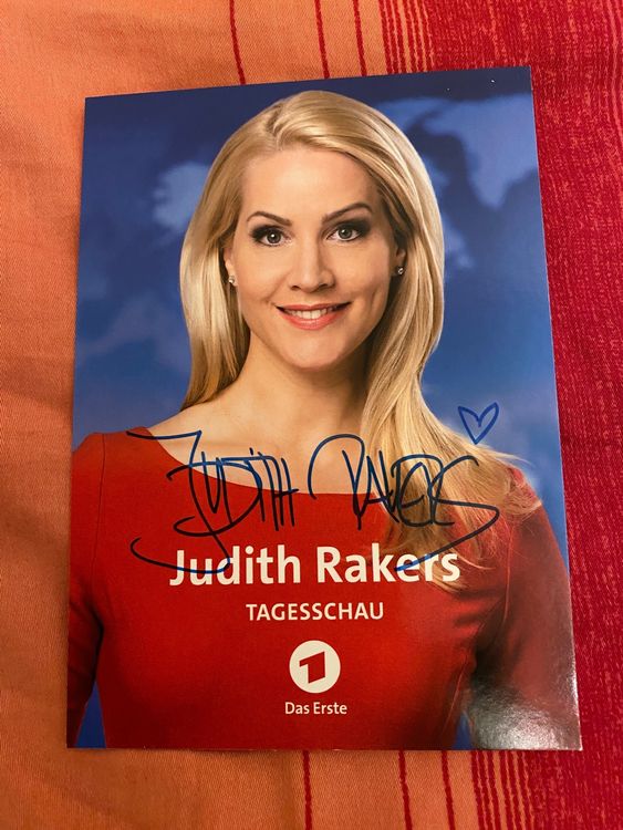 Autogrammkarte Judith Rakers handsigniert | Kaufen auf Ricardo