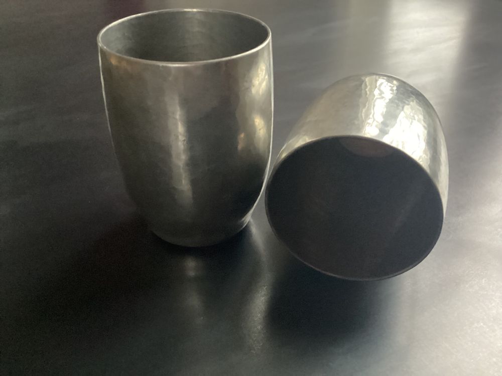 zinnbecher wunderbar v. harald buchrucker, handarb. gemarkt (Gebraucht ...