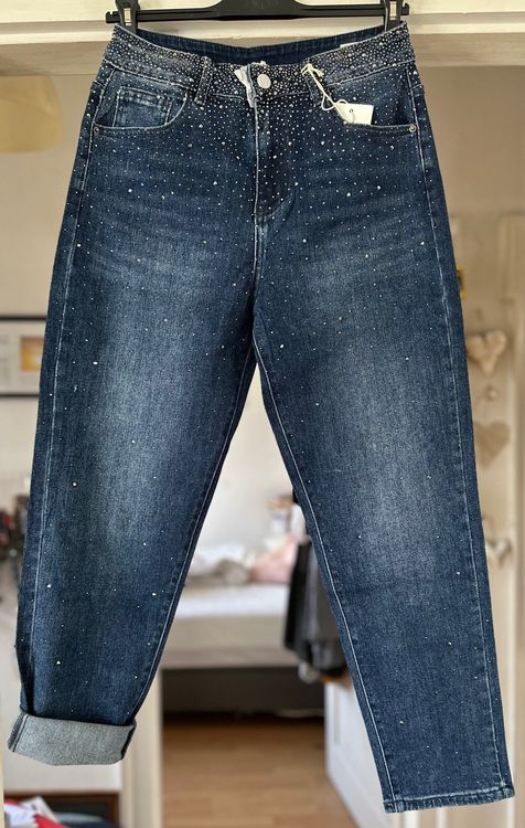 JEANS AVEC STRASS! M | Kaufen auf Ricardo