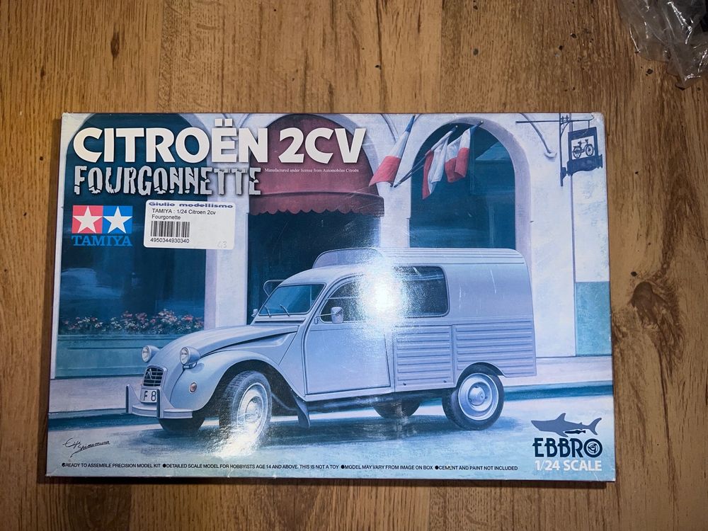Tamiya Ebbro Citroen 2CV Fourgonnette 1/24 cod. 93034 (Neu und ...