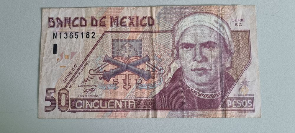 Seltene 50 Peso Note aus Mexico - Sammlerstück! (Gebraucht) in ...
