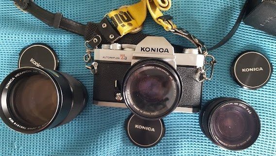 KONICA T3 Autoreflex , 3 Objektive mit SB, im Koffer etc | Kaufen auf ...