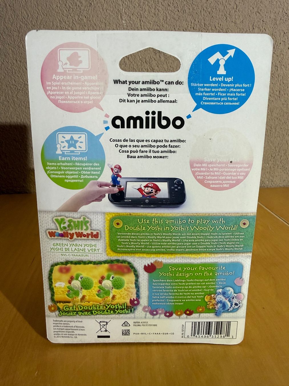 Amiibo: Yoshi, grüner Woll-Yoshi, ungeöffnet, Top! (Gebraucht) in ...
