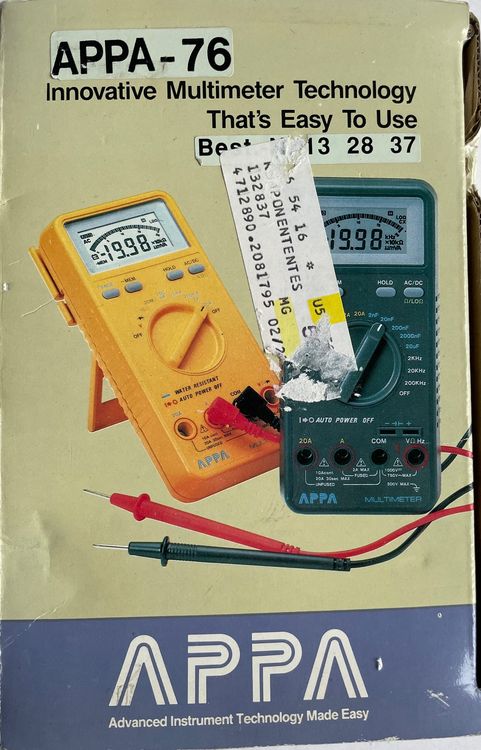 APPA-76 lnnovative Multimeter Technology Digital Multimeter (Gebraucht ...