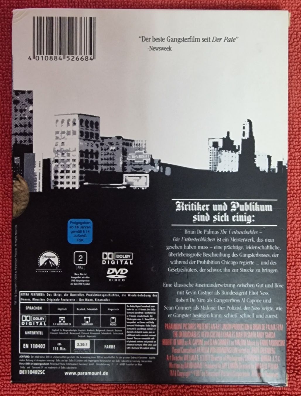 The Untouchables DVD (1987) (Gebraucht) in Basel für CHF 6 – mit ...