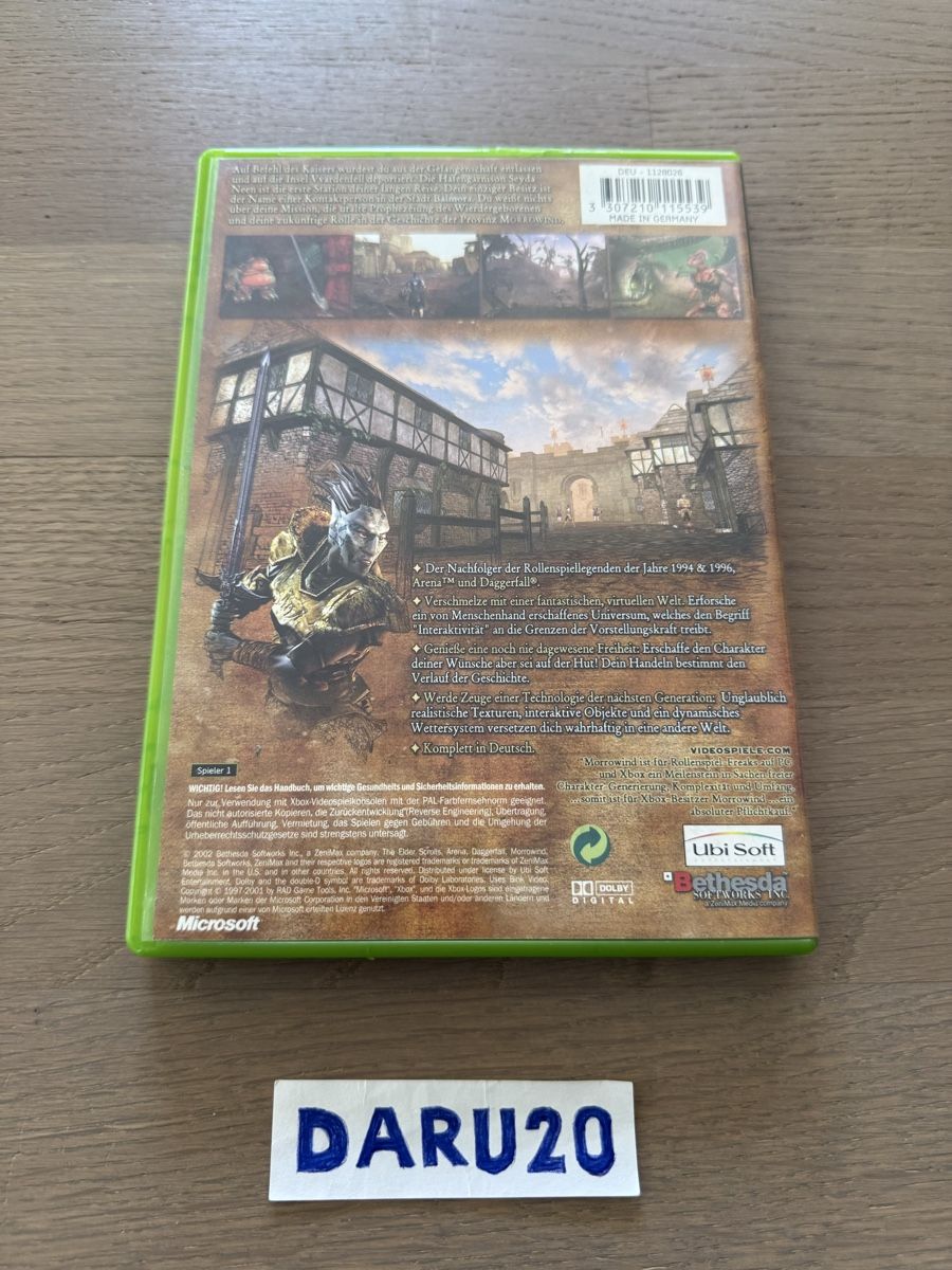 The Elder Scrolls III: Morrowind GotY Edition - Xbox (Gebraucht) in ...