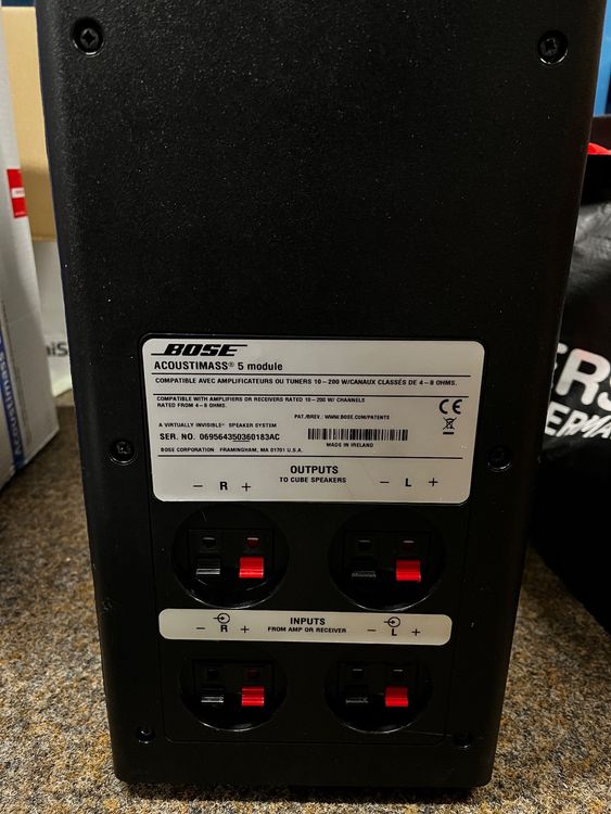 Bose Acoustimass 5 series V - Schwarz | Kaufen auf Ricardo