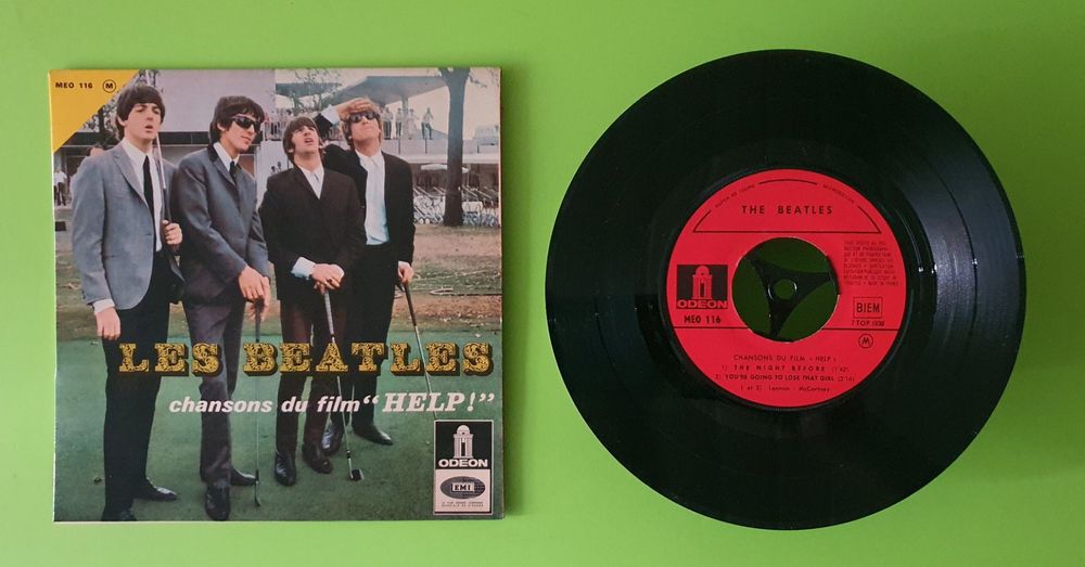 Beatles: Les Beatles Chansons du Film Help - EP Vinyl 1965 (Gebraucht ...