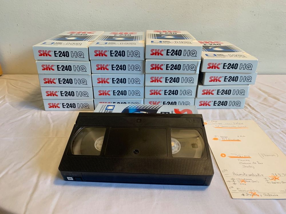 Cassette VHS SKC E-240 (x20) (Gebraucht) in Geneve für CHF 1 – mit Lieferung auf Ricardo kaufen