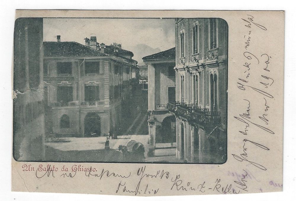 Un Saluto da CHIASSO 1899 (Via Emilio Bossi ?) | Kaufen auf Ricardo