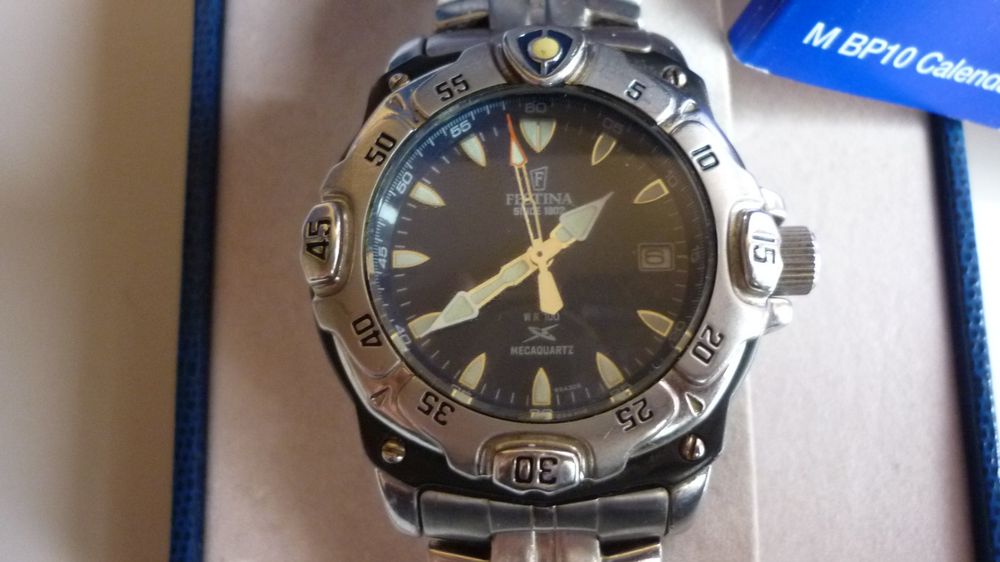 Festina mecaquartz Model 6543/ 41mm mit Kalender | Kaufen auf Ricardo
