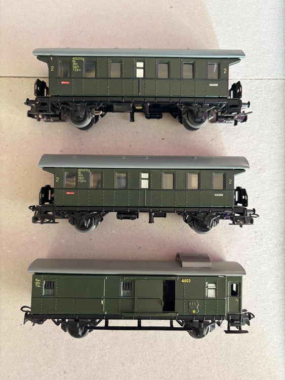 3x Marklin Personenwagen 1.- (Gebraucht) in Hauterive NE für CHF 1 – mit Lieferung auf Ricardo ...