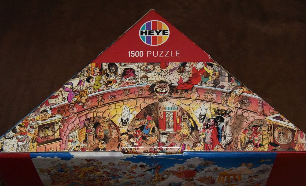 2 Heye 1500er Puzzles … HEAVEN AND HELL und LIBRARY … (Gebraucht) in ...