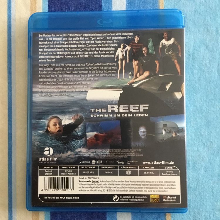 📀 The Reef Schwimm um Dein Leben Blu Ray 📀 (Neu (gemäss Beschreibung ...