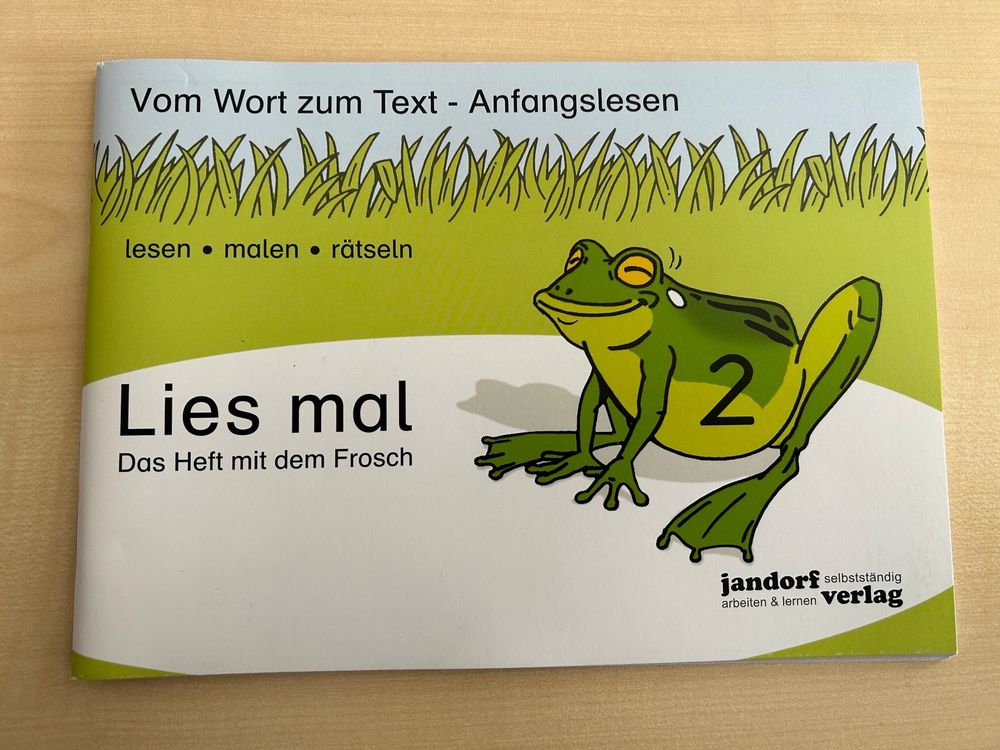 Lies mal 2-Das Heft mit dem Frosch, lesen-malen-rätseln, NEU | Kaufen ...