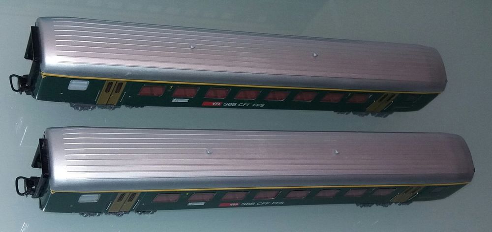 Märklin 4066 - 2 Stk. SBB Personenwagen - Innenbeleuchtung (Gebraucht) in Giebenach für CHF 28 ...