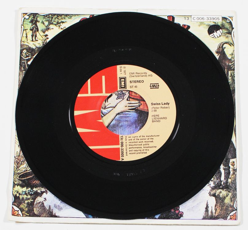 7" PEPE LIENHARD BAND - SWISS LADY - ESC 1977 (Gebraucht) in ...