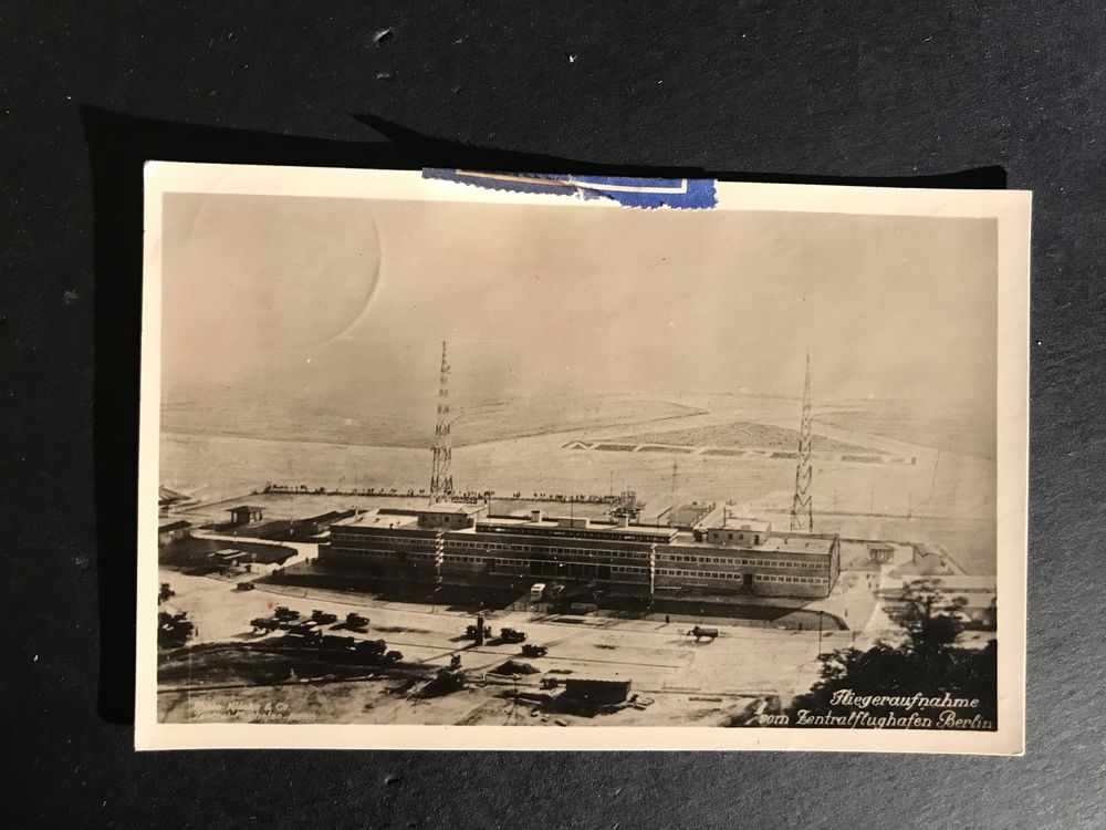 PK Antike Postkarte Fotokarte Flughafen Berlin (Gebraucht) in Dallenwil für CHF 3 – mit ...