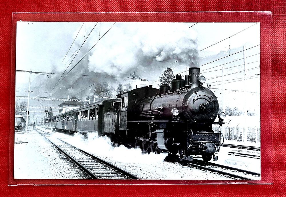 Landquart - Bahnhof - Rhätische Bahn - RhB - Dampflok | Acheter sur Ricardo