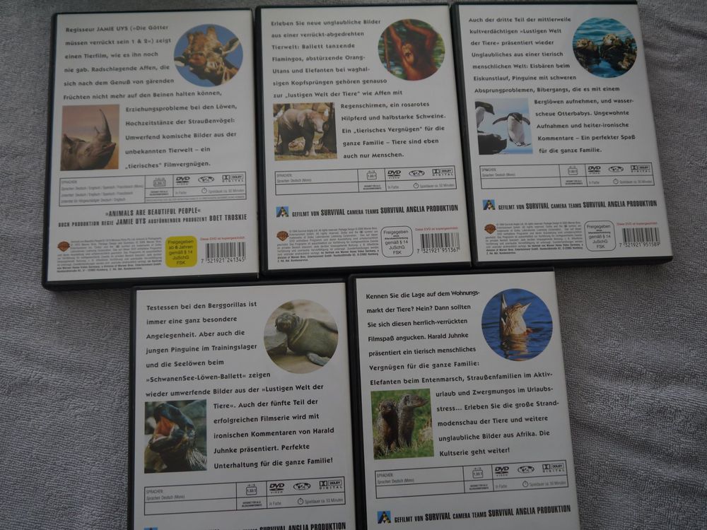 Die lustige Welt der Tiere 1-5 Collection-selten | Kaufen auf Ricardo