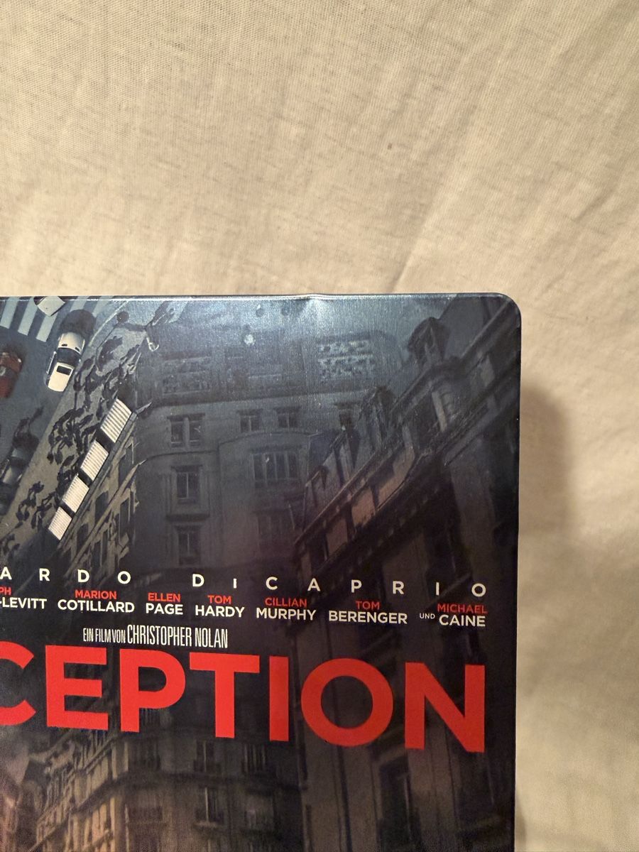 Inception - Blu-Ray Steelbook - Top Zustand! 43 Zeichen (Gebraucht) in ...
