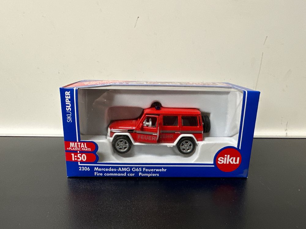Neu Siku Mercedes - AMG G65 Feuerwehr 2306 (Neuf avec emballage d ...