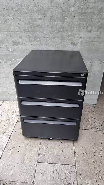 Designer Rollcontainer für Büro, schwarz (Gebraucht) in Basel für CHF ...