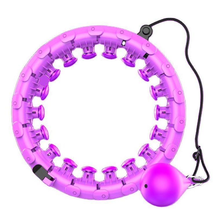 Hula Hoop Reifen mit Ball - Violett | Kaufen auf Ricardo