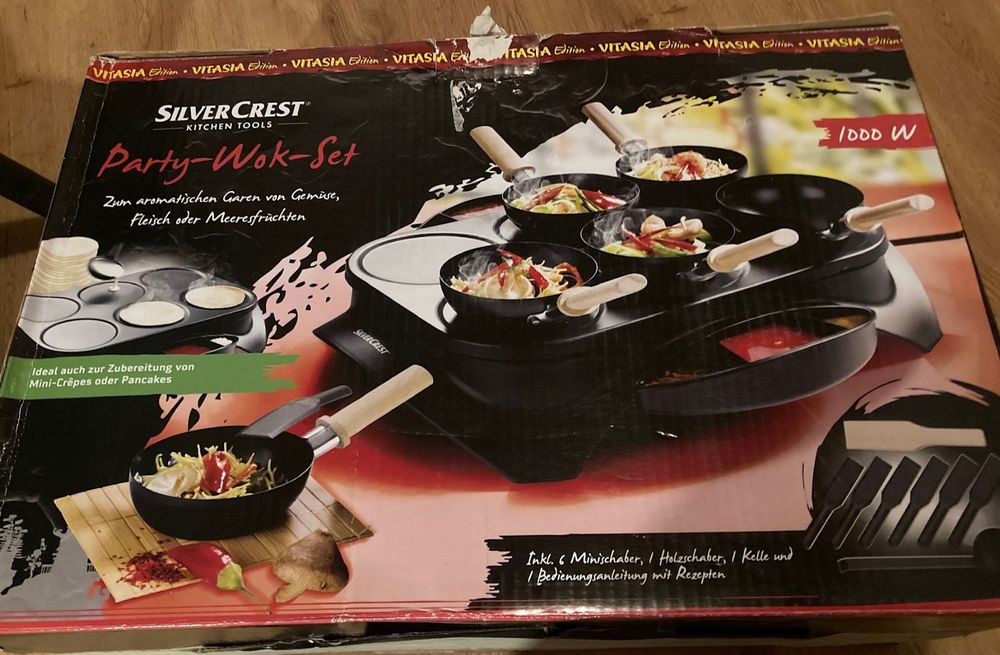 Party-Wok-Set / Silvercrest (Gebraucht) in Reichenbach i. K. für CHF 18 ...