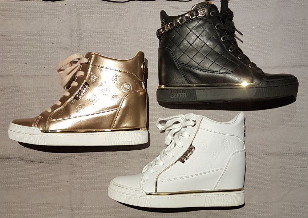 GUESS Keil Sneakers high weiss Gr. 37 | Kaufen auf Ricardo