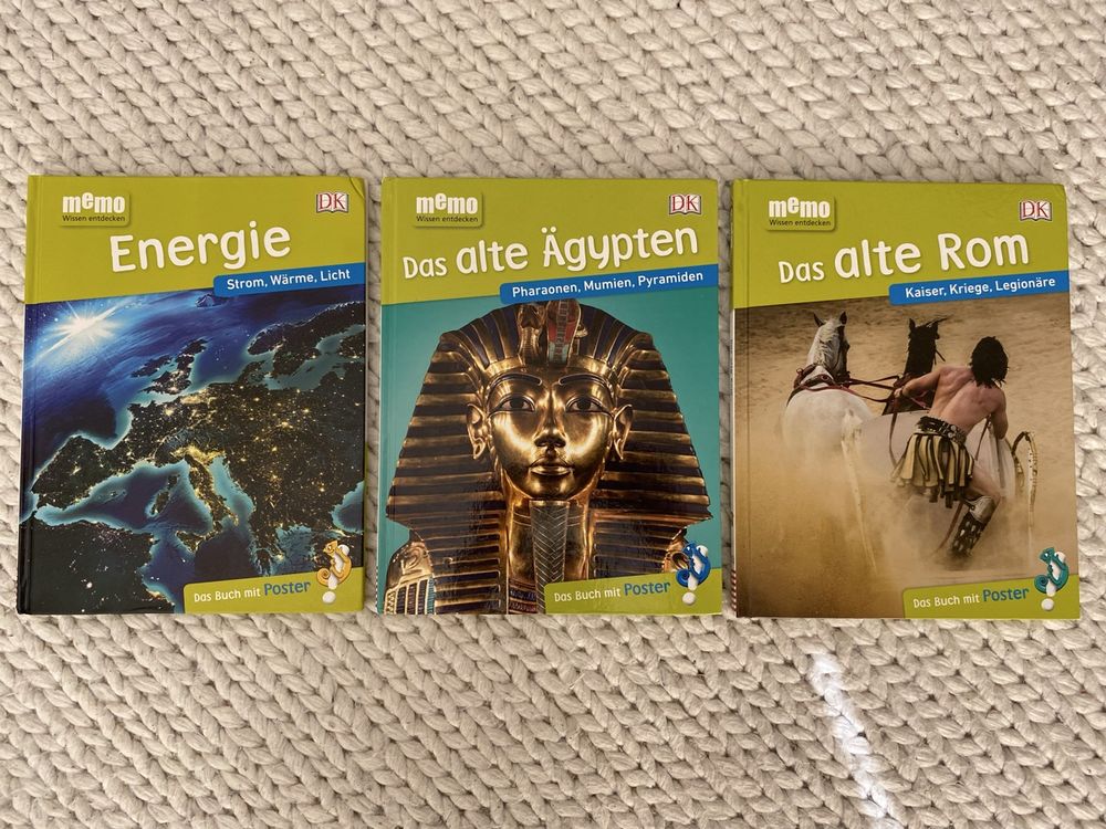 DK Memo Wissen: Das alte Ägypten, Energie, das alte Rom (Gebraucht) in ...