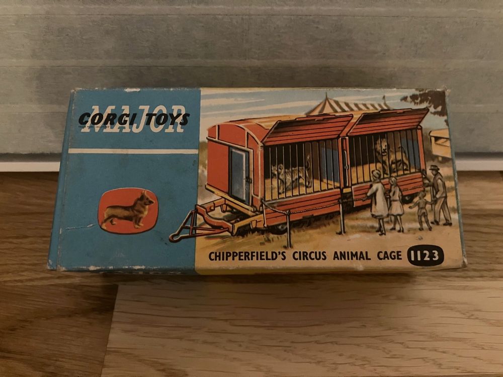 Corgi Toys Major 1123 – Chipperfield’s Circus Animal Cage (Gebraucht ...