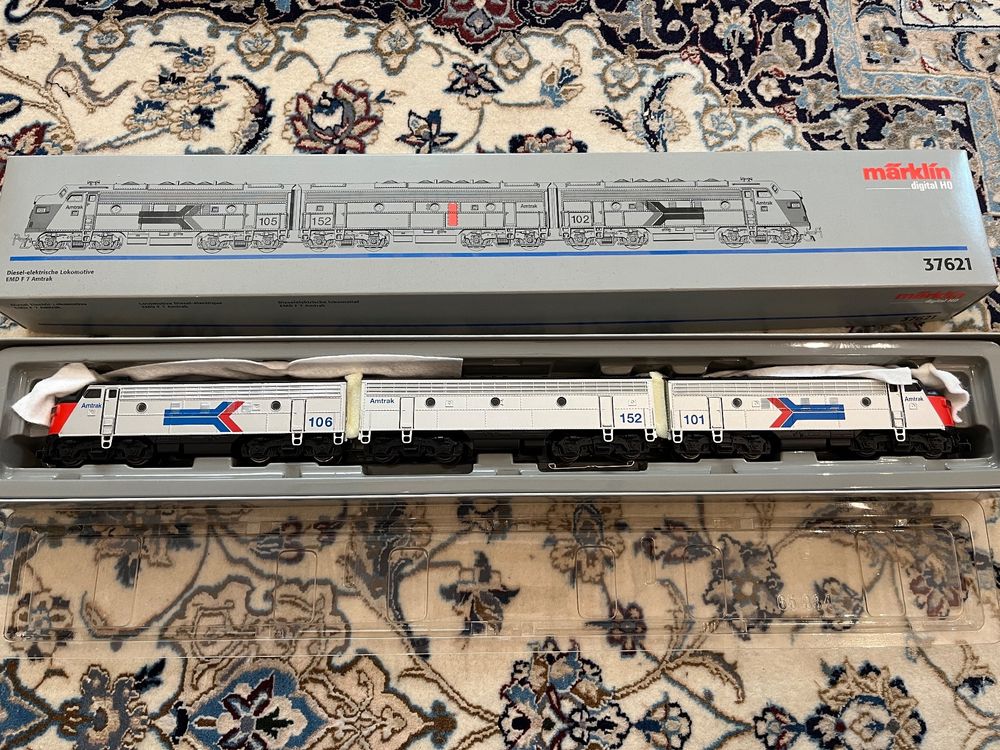 Märklin 37621 US Amtrak EMD F 7 Zugset digital in OVP | Kaufen auf Ricardo