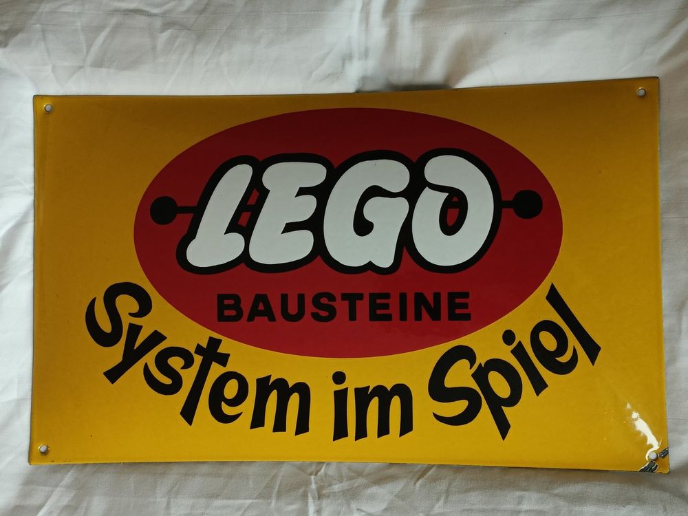 Emaille Schild / LEGO - System im Spiel (Gebraucht) in Brugg AG für CHF ...