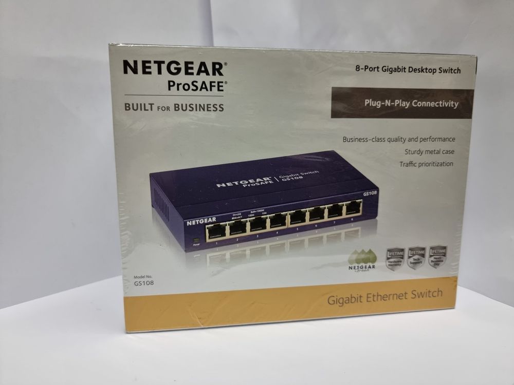 Netgear ProSafe 8 Port Gigabit Desktop Switch | Kaufen auf Ricardo