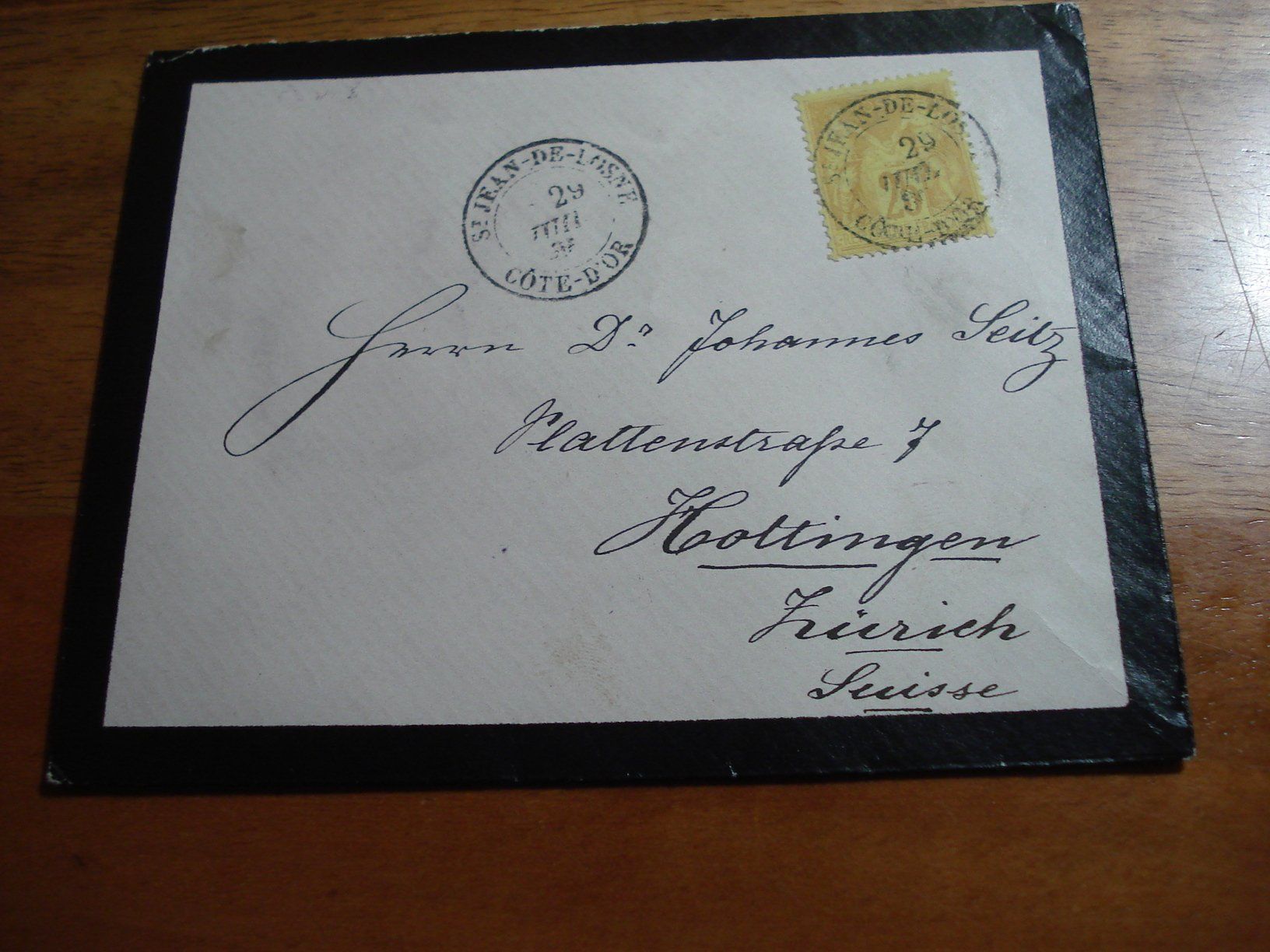 uralte r Brief Frankreich 1885, gelaufen Frankreich-Hottinge (Gebraucht ...