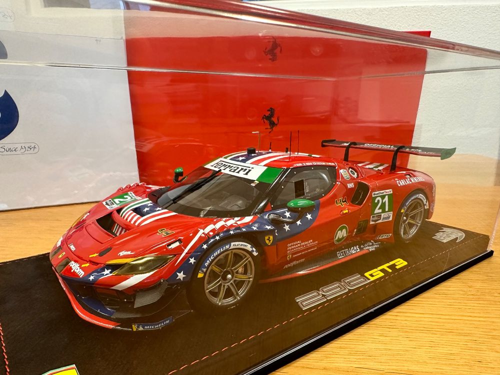 Ferrari 296 GT3 24h Daytona 1/18 BBR rot (Neu und originalverpackt) in Stein AR für CHF 370 ...